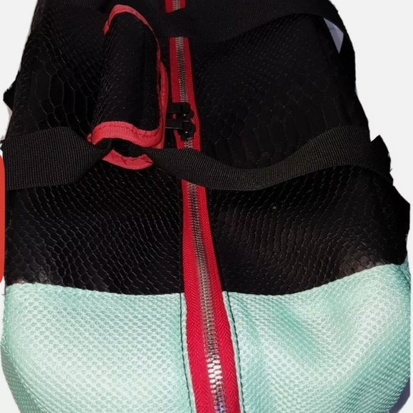Sprayground | Bags | Sprayground Aqua Black Croc Embossed Duffle Bag ...